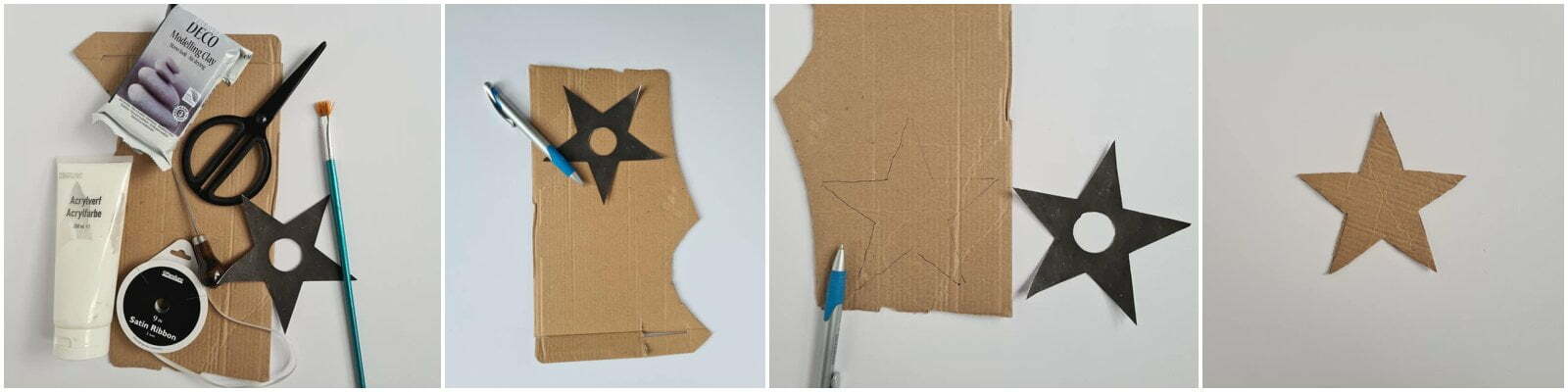 Ster maken van karton en klei – ElsaRblog